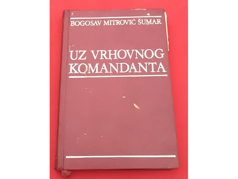 Uz vrhovnog komandanta Bogoslav Mitrović Šumar