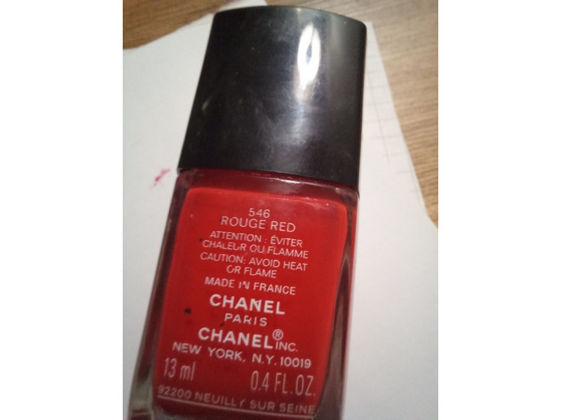 CHANEL LAK ZA NOKTE NO546 ROUGE RED