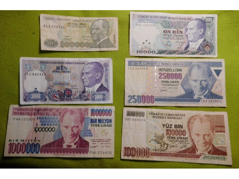 Lot Turskih lira iz 1970g