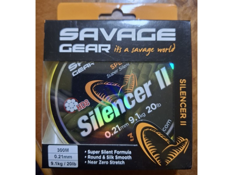 SavageGear Silencer II 300m yellow 0.21