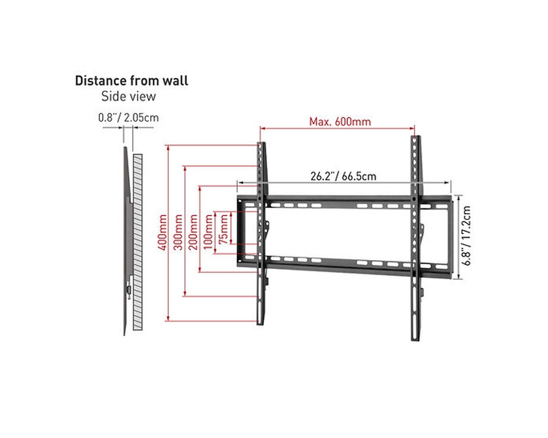BARKAN E407 LCD TV zidni nosač do 90 inča