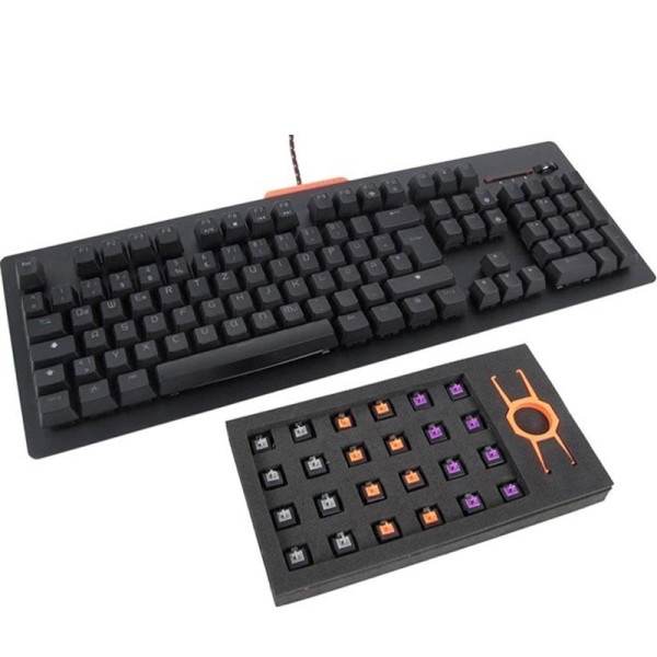EPICGEAR DeFiantBlack/Black,Spanish,EG,Grey tastatura sa LED pozad. osvetljenjem