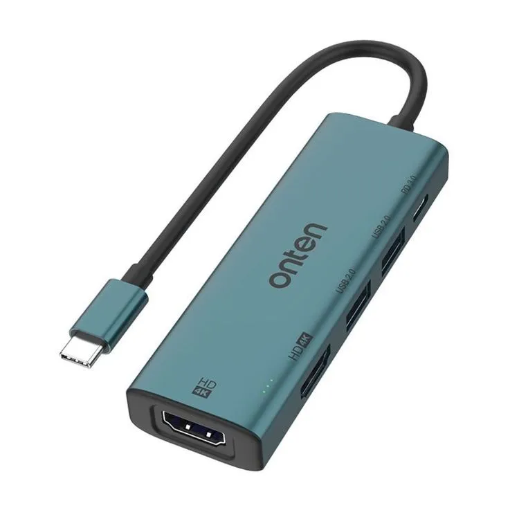 ONTEN UC126 USB-C na Dual HDMI + USB Multiport Hub