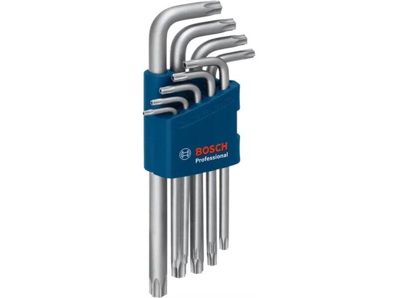 BOSCH PROFESSIONAL 9-DELNI SET TORX KLJUČEVA T10-T50, 1600A01TH4