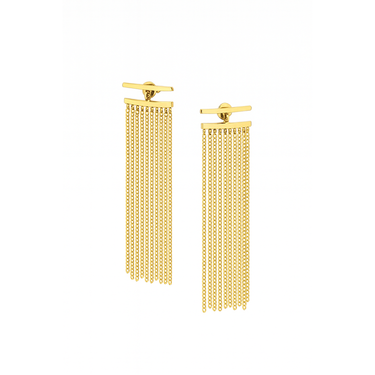 Earrings Golden Flow Y