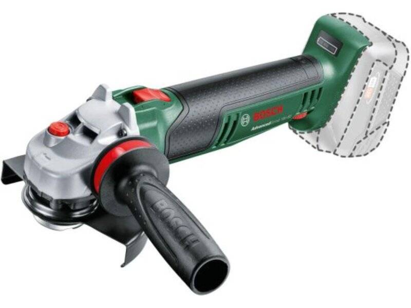 BOSCH ZELENI ALAT ADVANCEDGRIND 18V-80 AKUMULATORSKA UGAONA BRUSILICA SA POTENCIOMETROM 125MM, BEZ BATERIJE I PUNJAČA 06033E5100