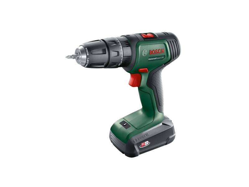 BOSCH UNIVERSALIMPACT 18V AKUMULATORSKA VIBRACIONA BUŠILICA, 1X 1.5AH AKUMULATOR I PUNJAČ, 06039D4101