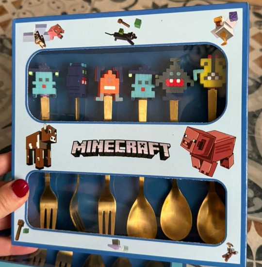 Minecraft set pribora za jelo - novo