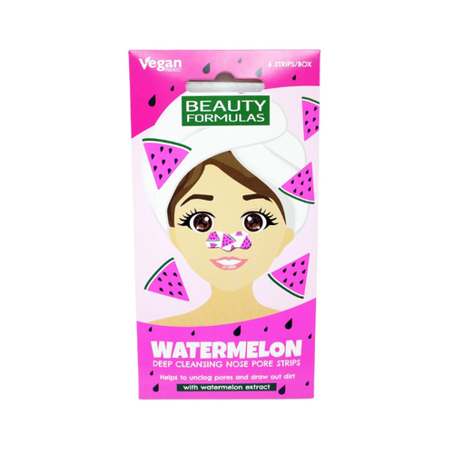 Beauty Formulas - NOSE PORE STRIPS - trakice za pore - WATERMELON 6 kom