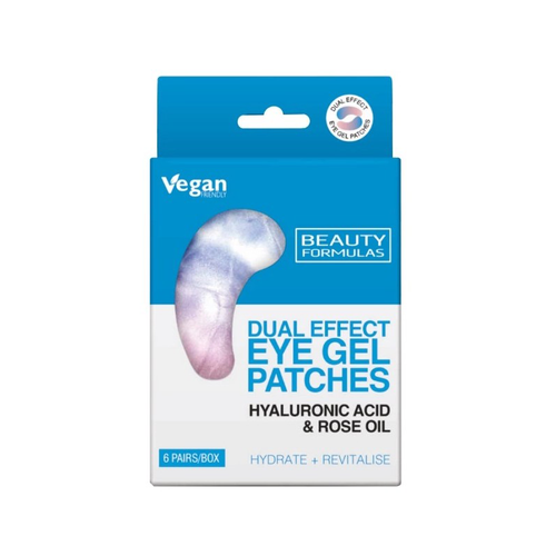 Beauty Formulas - EYE GEL PATCHES - gel jastučići - HYALURONIC &amp;ROSE OIL, 6kom