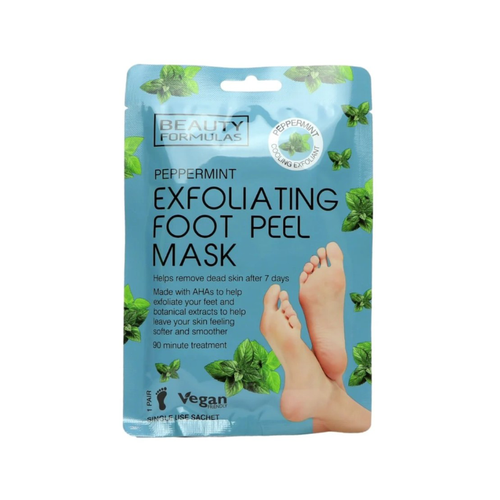 Beauty Formulas - FOOT PEEL MASK - Piling maska za stopala - PEPPERMINT