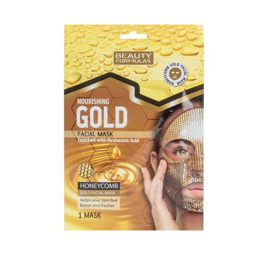 Beauty Formulas - GOLD - Hranljiva maska za lice -HONEYCOMB