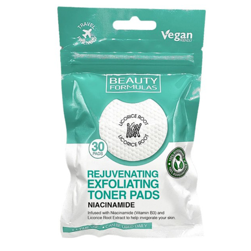 Beauty Formulas - TONER PADS - Tonirani jastučići za područje oko očiju - NIACINAMIDE 30kom