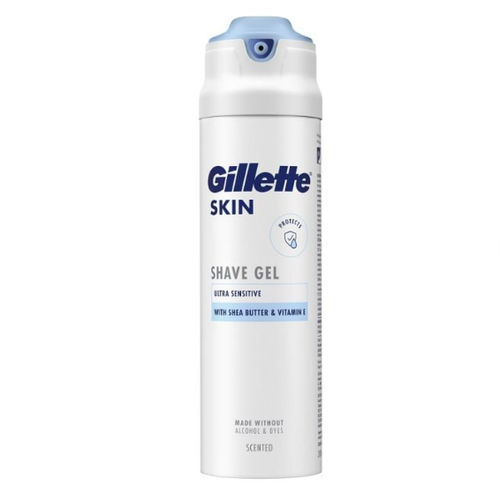 Gillette SKIN ULTRA SENSITIVE gel za brijanje, 200 ml