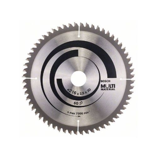 BOSCH List kružne testere Multi Material 216 x 30 x 2.5 mm 60