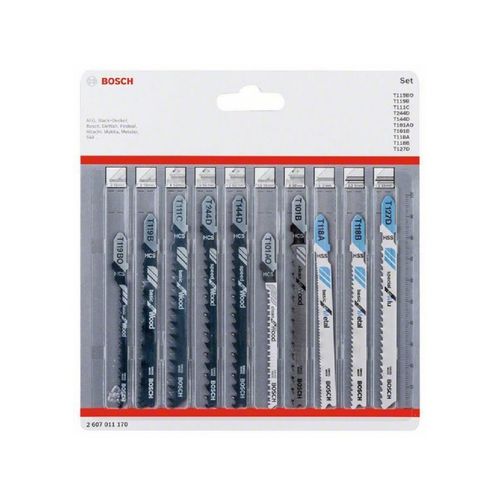 BOSCH List ubodne testere set 10 komada Wood+Metal 2607011170
