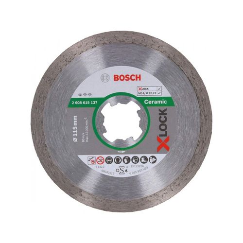 BOSCH X-LOCK Standard for Ceramic dijamantska rezna ploča 115x22,23x1,6x7 - 2608615137