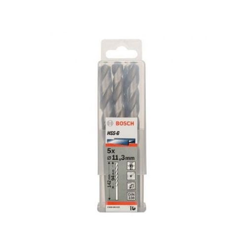 BOSCH Burgija za metal HSS-G, DIN 338 11,3 x 94 x 142 mm pakovanje od 5 komada