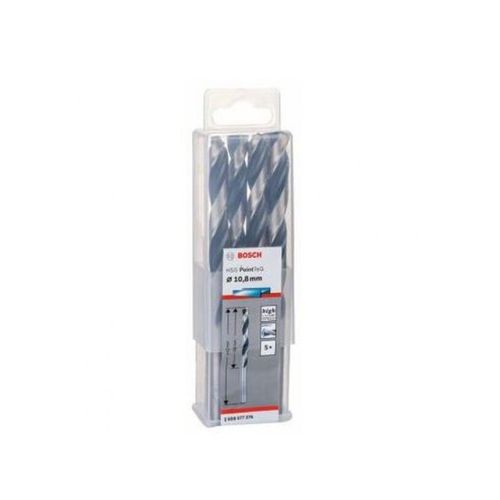 BOSCH HSS spiralna burgija PointTeQ 10,8 mm paket od 5 komada