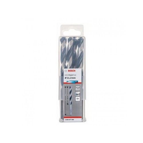 BOSCH HSS spiralna burgija PointTeQ 11,2 mm paket od 5 komada