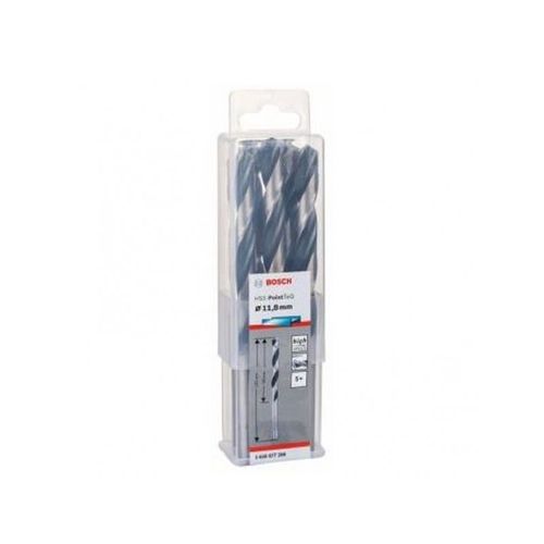 BOSCH HSS spiralna burgija PointTeQ 11,8 mm paket od 5 komada