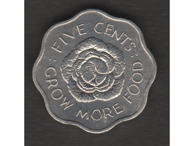 5 Cents (FAO) - 1972 - Seychelles, Sejšeli