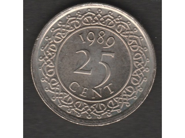 25 Cents - 1989 - Surinam