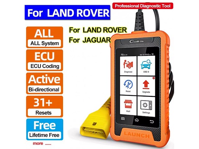 Novo - LAUNCH X431 OBD2 za JRL-LandRover &;;;;; Jaguar
