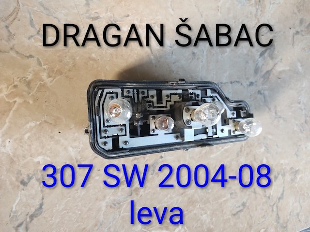 PEUGEOT 307 stop svetlo ploča leva SW 2004-2008