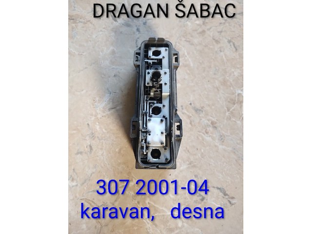 PEUGEOT 307 stop svetlo ploča desna SW 2001-2004