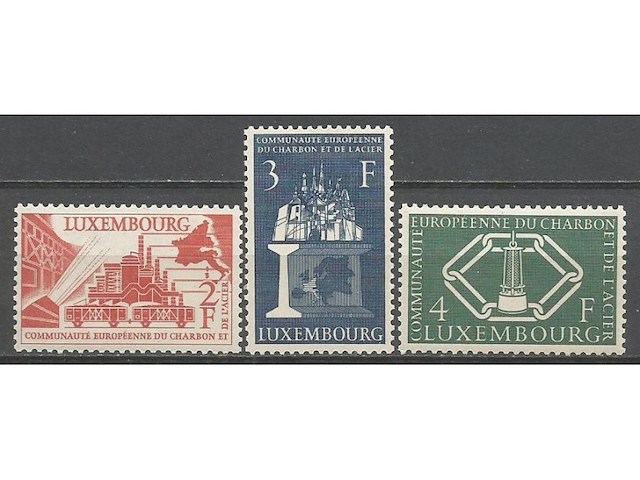 Luksemburg,Evropska zajednica za ugalj i čelik 1956.,