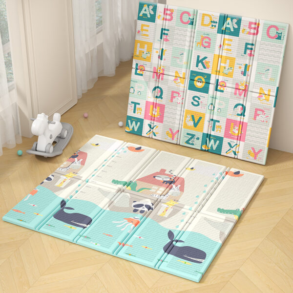 Podloga za igru Animal Sailing + Letter – Baby Line Premium Collection (180x200x1cm) LS-ASL