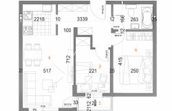 TROSOBAN STAN – TELEP – 51.40m²
