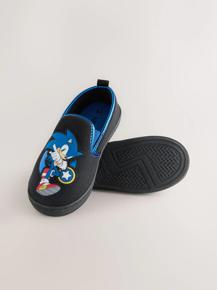 Crno - Sonic Cupsole papuče