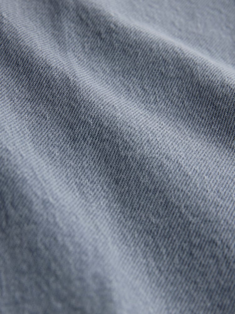Grey - Patch Pocket Pantalone širokih nogavica Farmerke