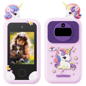 X11 KIDS LEARNING TOY WITH CAMERA AND GAMES - PURPLE HORSE