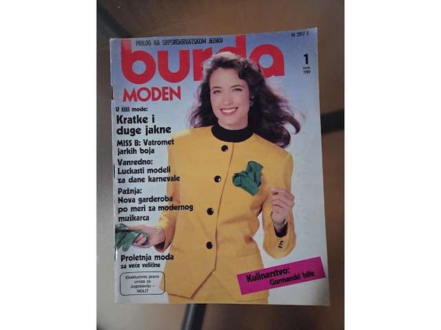 Burda - Januar 1989.