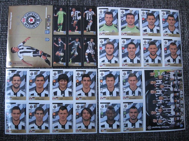 FIFA 365 - 2016, Panini - kompletan set Partizana