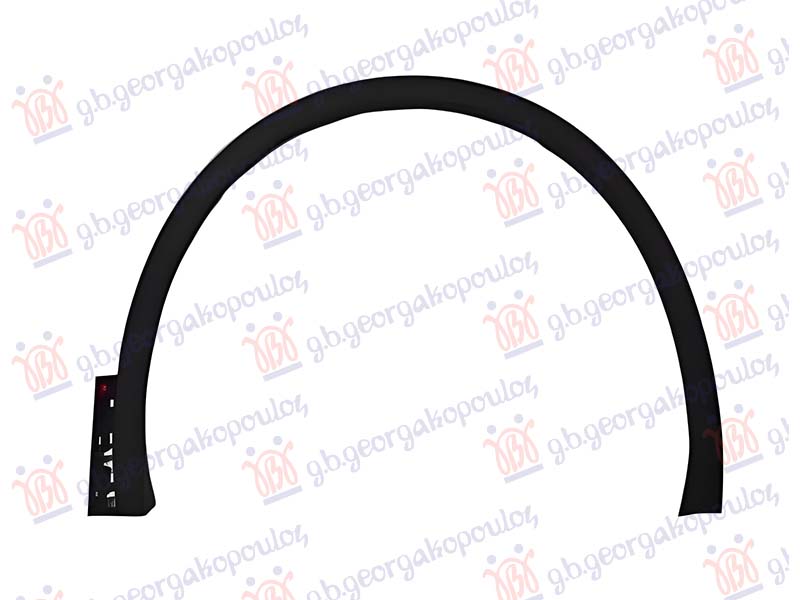 RUB PLASTICNI PREDNJEG BLATOBRANA (R-LINE) Desna str. VW TIGUAN ALLSPACE (2021-2023) (OEM: 5NN854732D9B9)