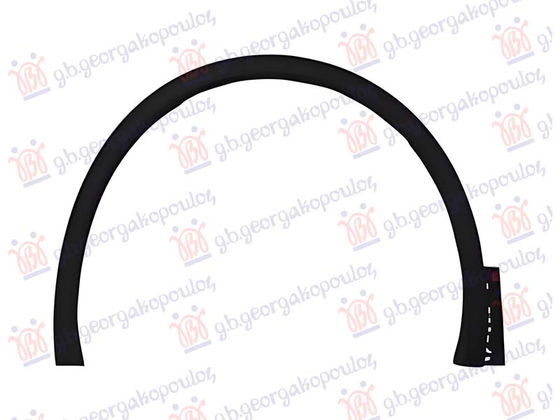 RUB PLASTICNI PREDNJEG BLATOBRANA (R-LINE) Leva str. VW TIGUAN ALLSPACE (2021-2023) (OEM: 5NN854731D9B9)