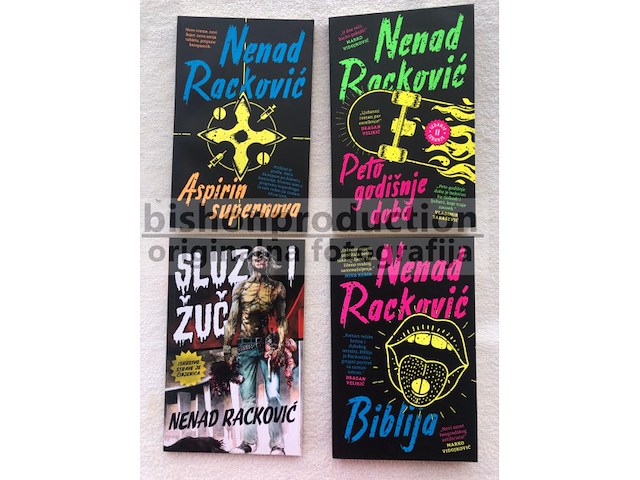 Nenad Racković - 4 knjige , nečitane-nove