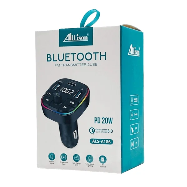 Punjač i Bluetooth FM predajnik – ALLISON ALS-A187