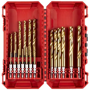 Milwaukee bru&#x161;ene titanijumske burgije za metal ShockWave Impact Duty HSS set od 19 komada 4932493866