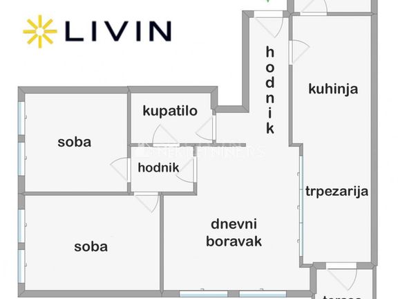 Odličan trosoban stan 68m2, Čingrijina