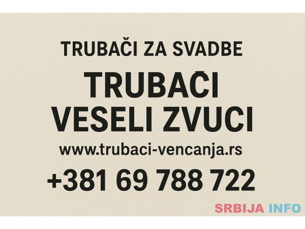 Trubači za svadbe i veselja
