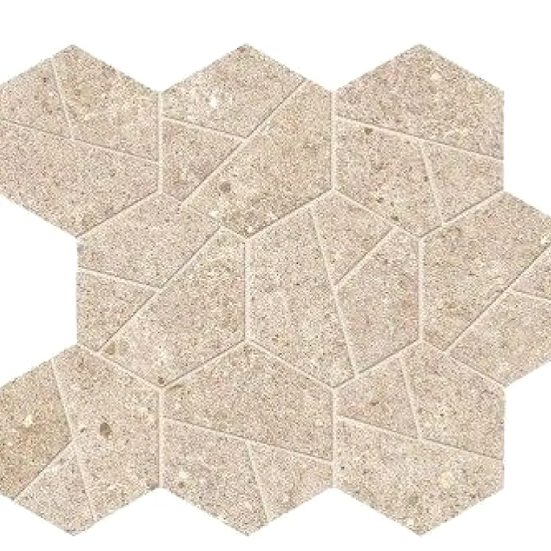 Boost Stone Cream Mosaico Hex keramički mozaik Atlas Concorde