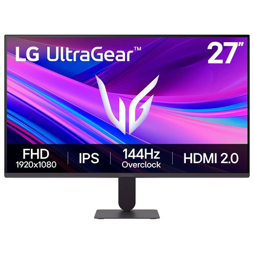 LG 27″ UltraGear G4 FHD 120Hz/144Hz OC IPS Gaming Monitor 27G411A-B