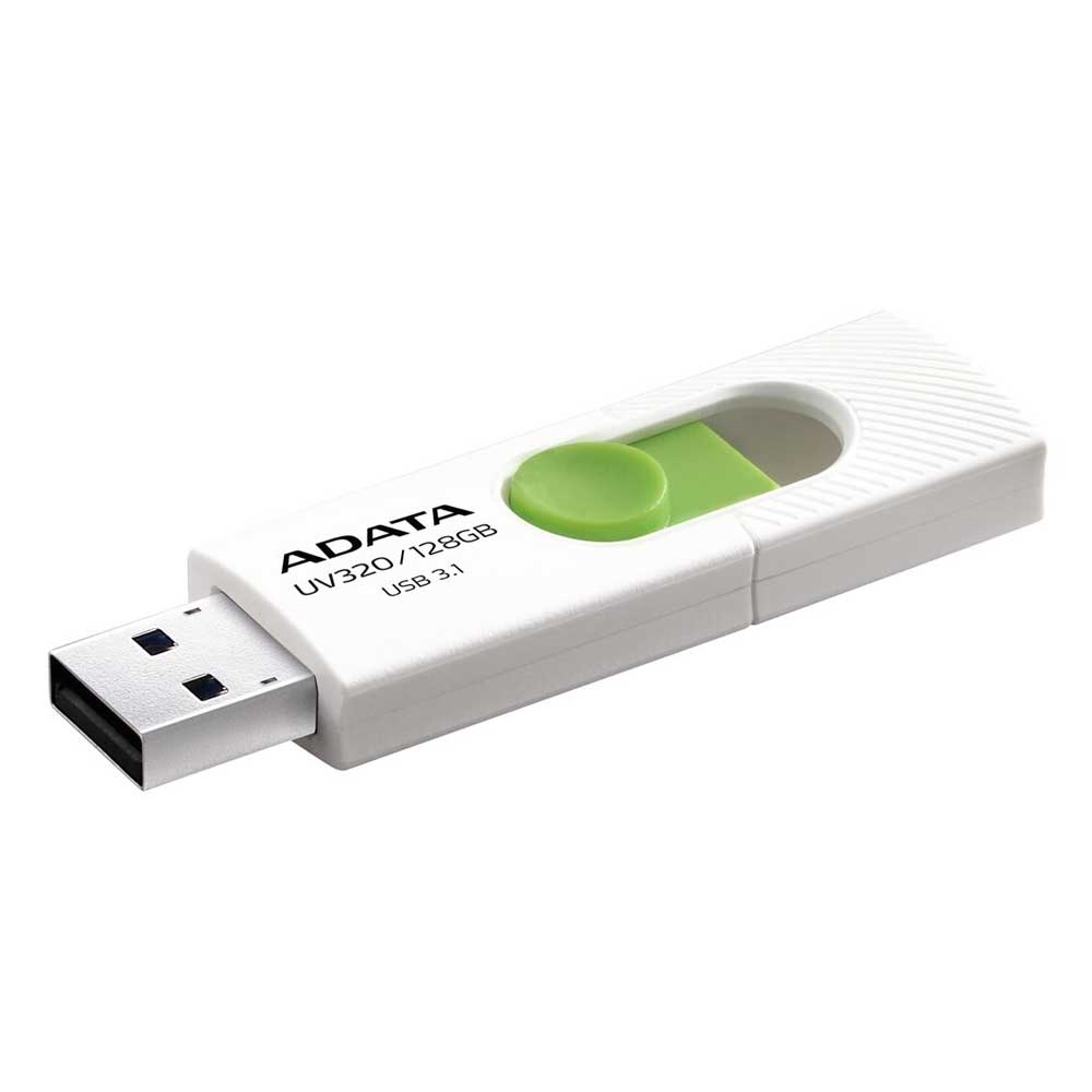 USB Flash Drive 3.2 128GB belo/zeleni AUV320-128G-RWHGN