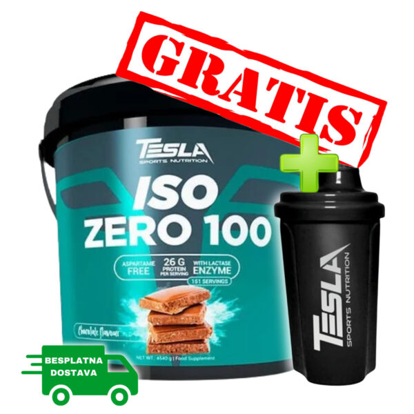 Iso zero100 4.54kg + gratis ŠEJKER – Tesla nutrition