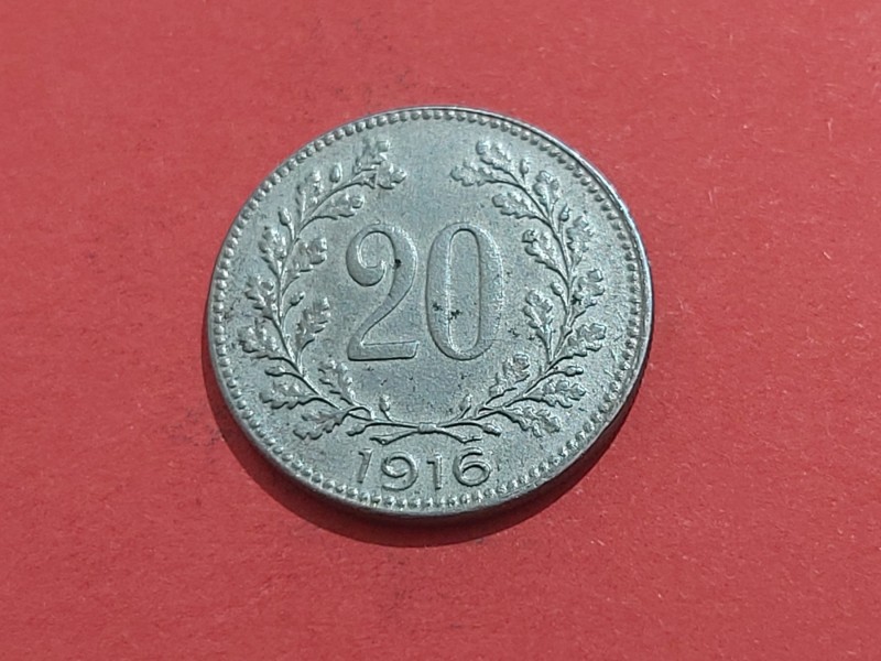 Austrija - 20 heller 1916 god